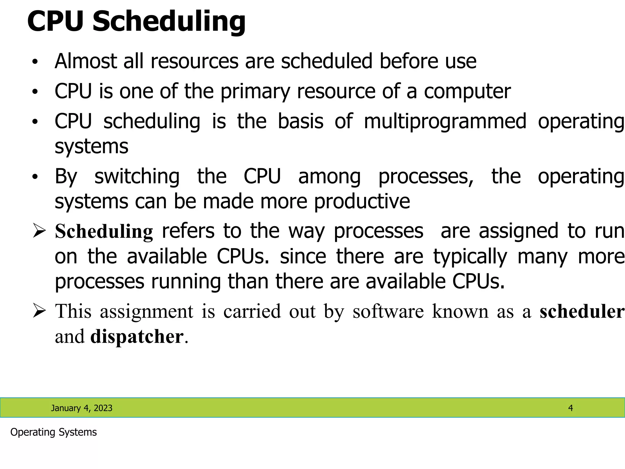 Lecture 4 - Process Scheduling.pptx