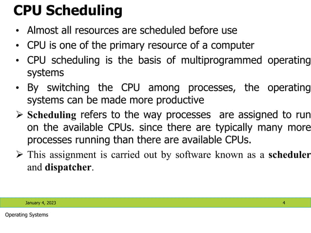 Lecture 4 - Process Scheduling.pptx
