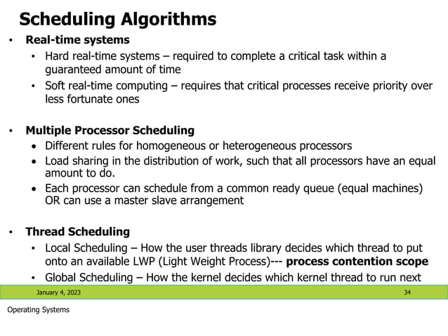 Lecture 4 - Process Scheduling (1).pptx