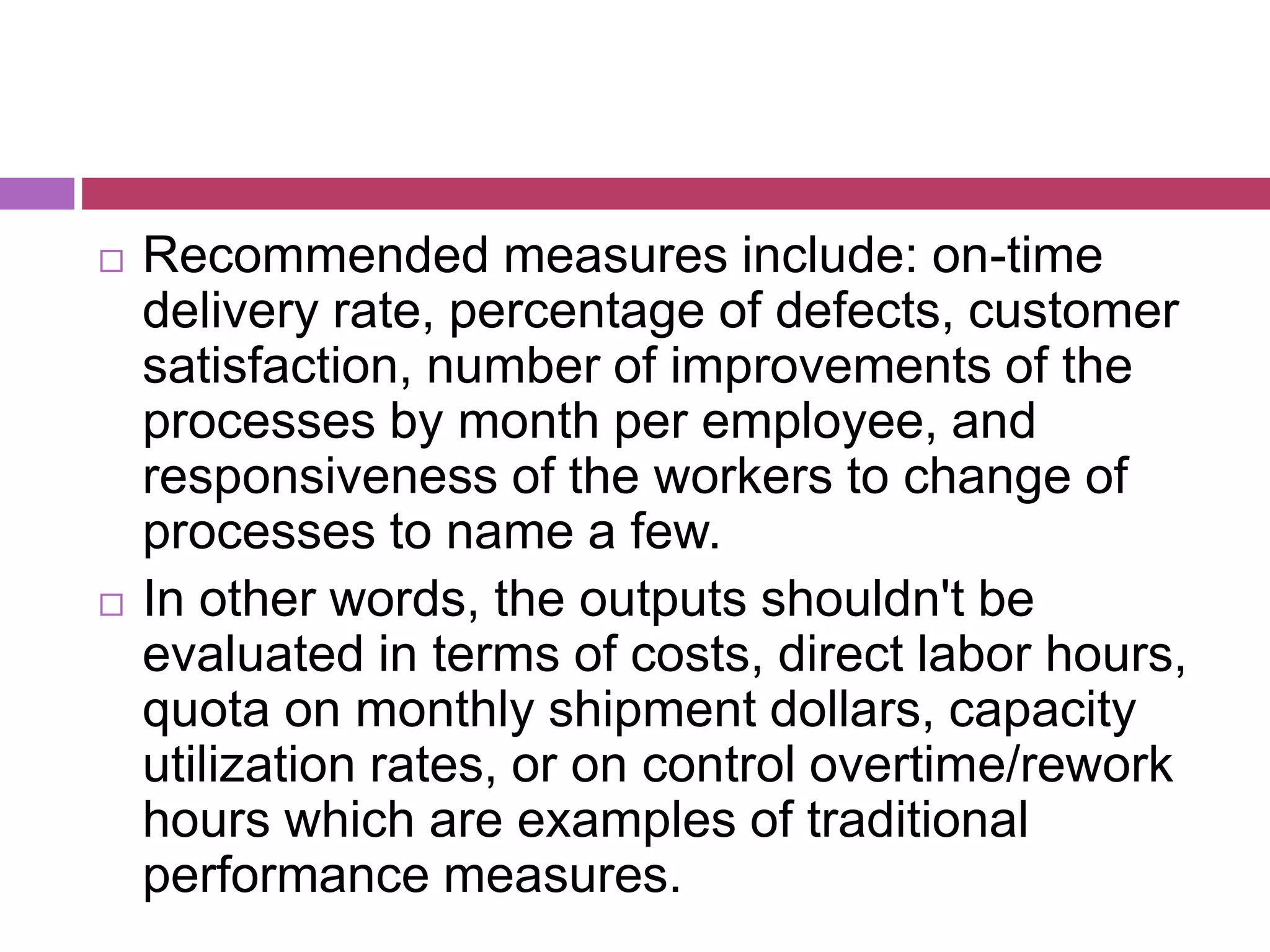 Lecture 4 quality performance measurement tools and techniques | PPTX