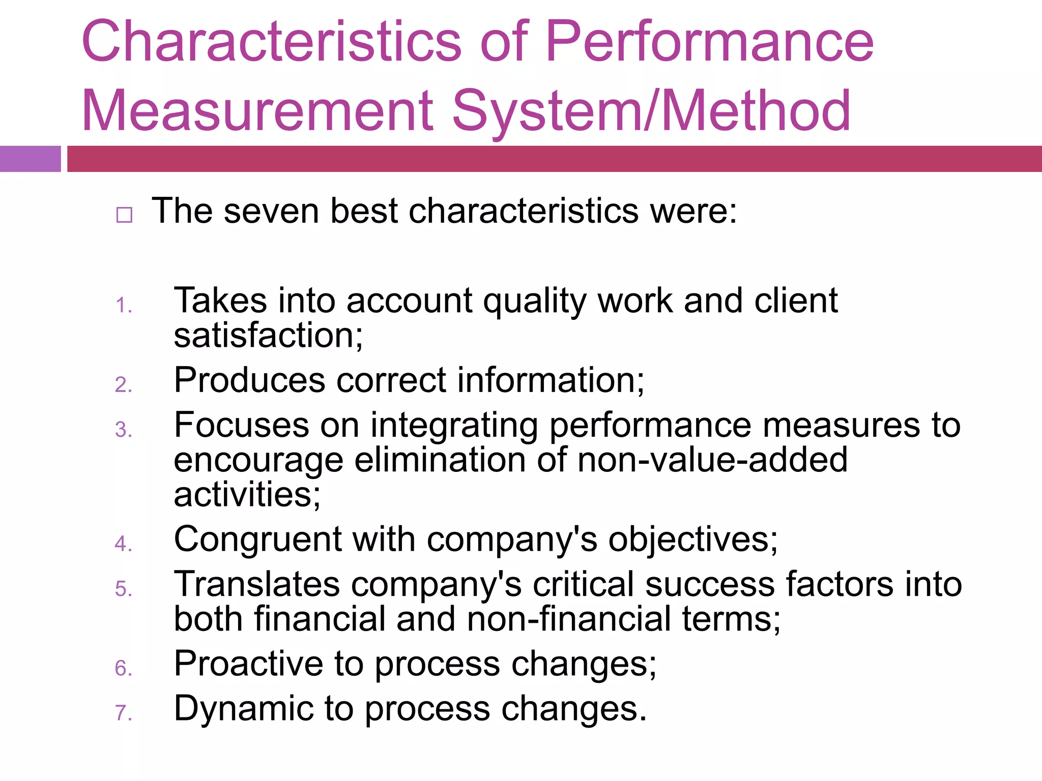 Lecture 4 Quality Performance Measurement Tools And Techniques Pptx Business Operations