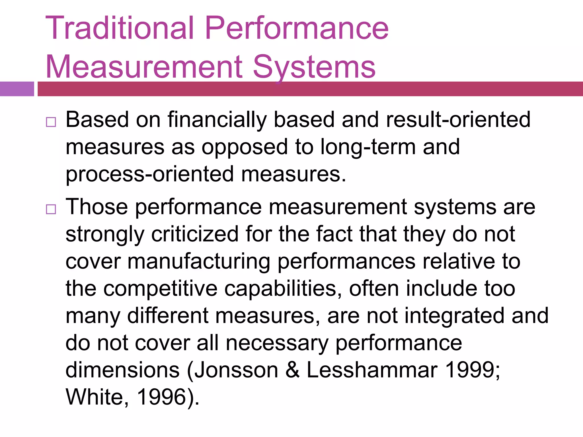 Lecture 4 quality performance measurement tools and techniques | PPTX