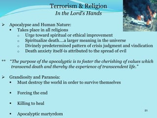 Lecture 4 religion & terrorism | PPTX