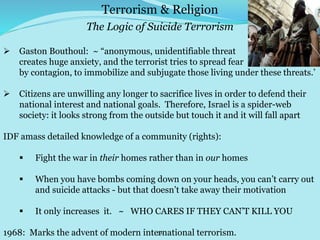 Lecture 4 religion & terrorism | PPTX