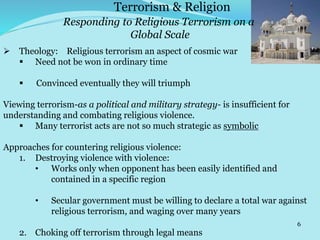 Lecture 4 religion & terrorism | PPTX