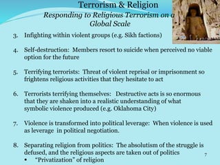Lecture 4 religion & terrorism | PPTX