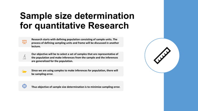 Sample Size Determination | PPTX | Genetics | Science
