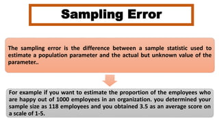 Sample Size Determination | PPTX | Genetics | Science
