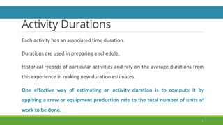 Lecture 4 - Engineering project Scheduling.pptx