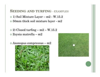 M3 Lecture 4 seeding and turfing | PDF