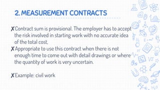 Lecture 4 - selection of contract forms | PPTX