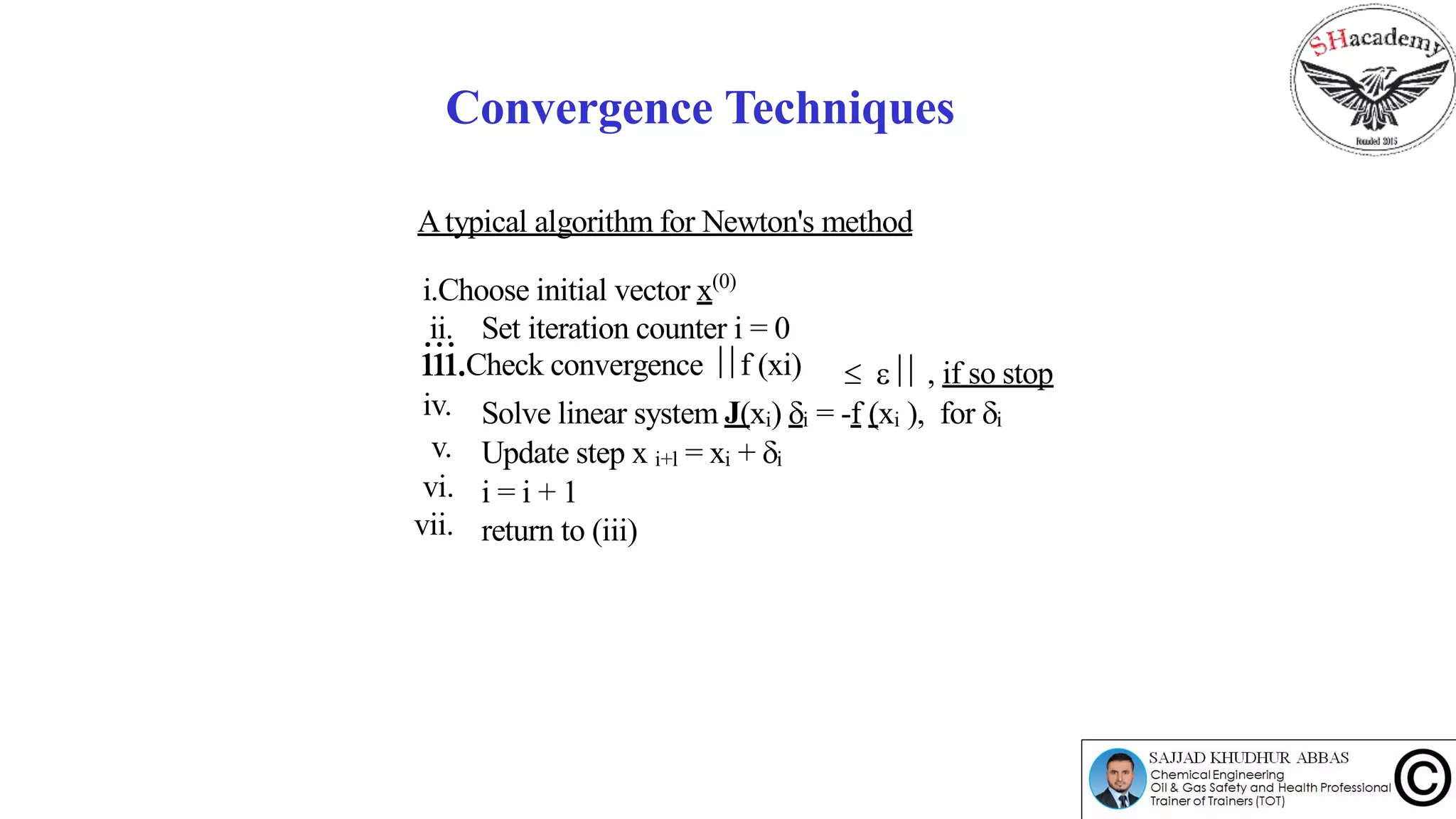 Episode 50 : Simulation Problem Solution Approaches Convergence ...
