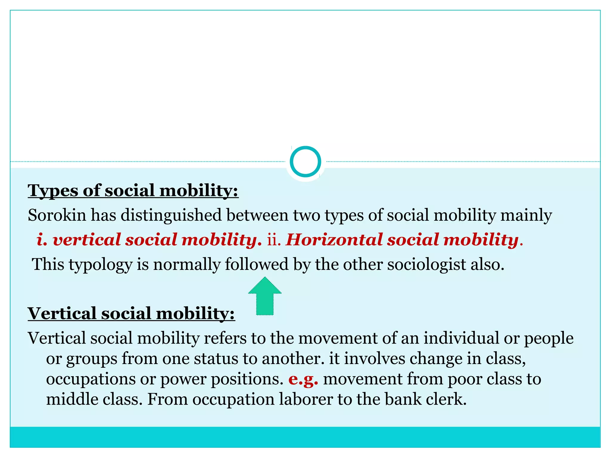 social mobility | PPT