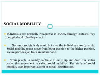 social mobility | PPT