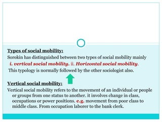 social mobility | PPT