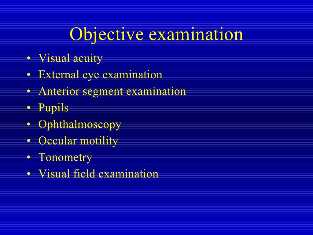 Lecture4 subjective and objective eye exam