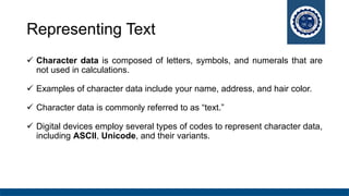 Lecture 4 system programming-data representation | PPTX