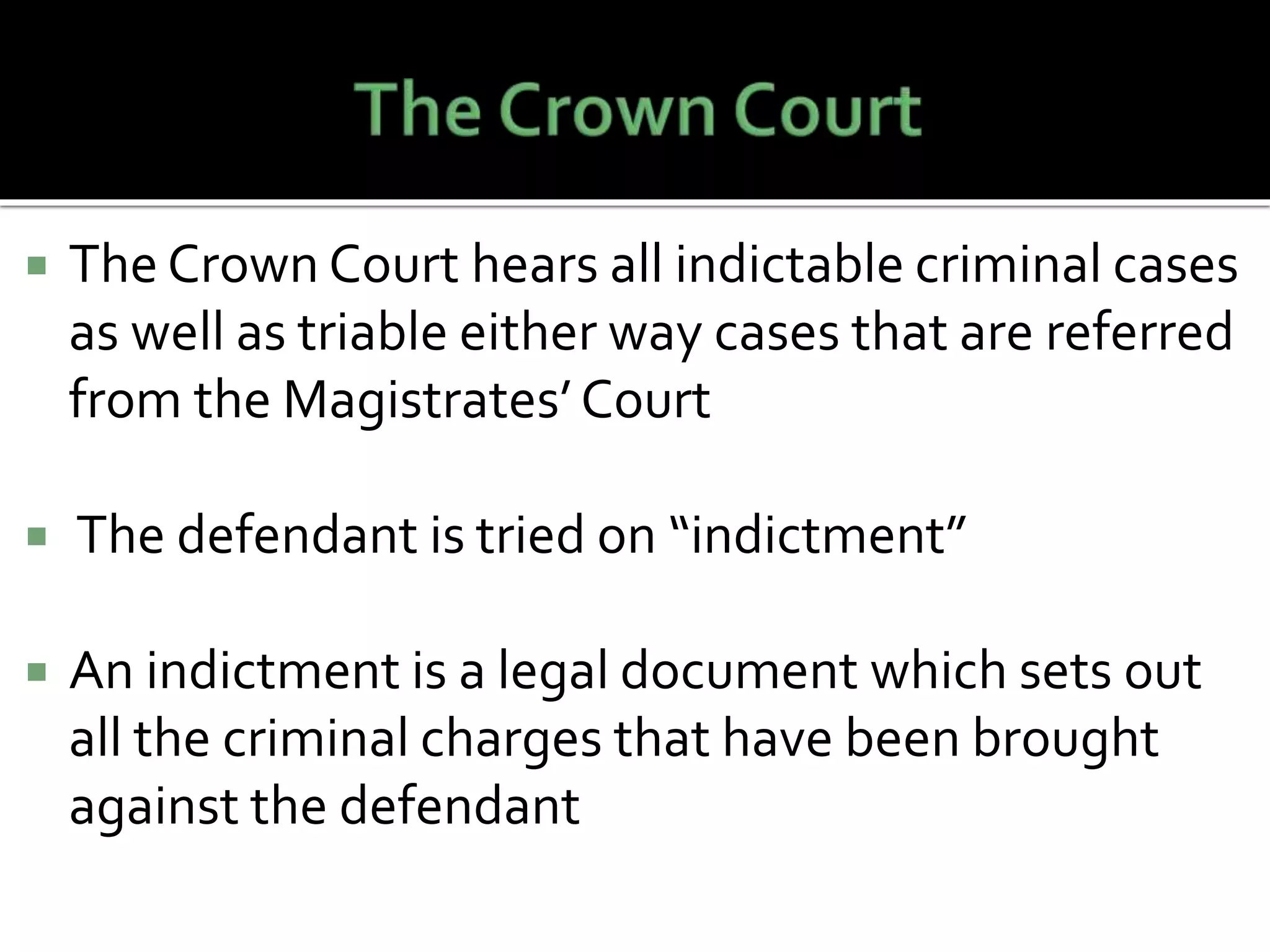 Lecture 4 the criminal courts | PPT