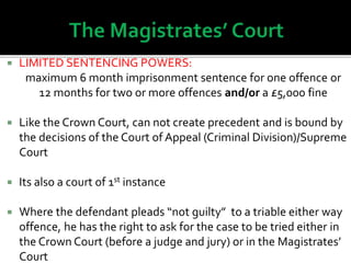 Lecture 4 the criminal courts | PPT
