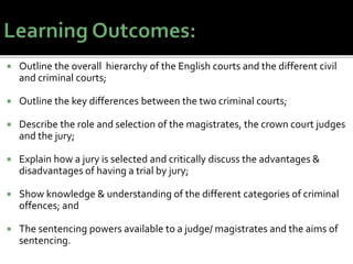 Lecture 4 the criminal courts | PPT