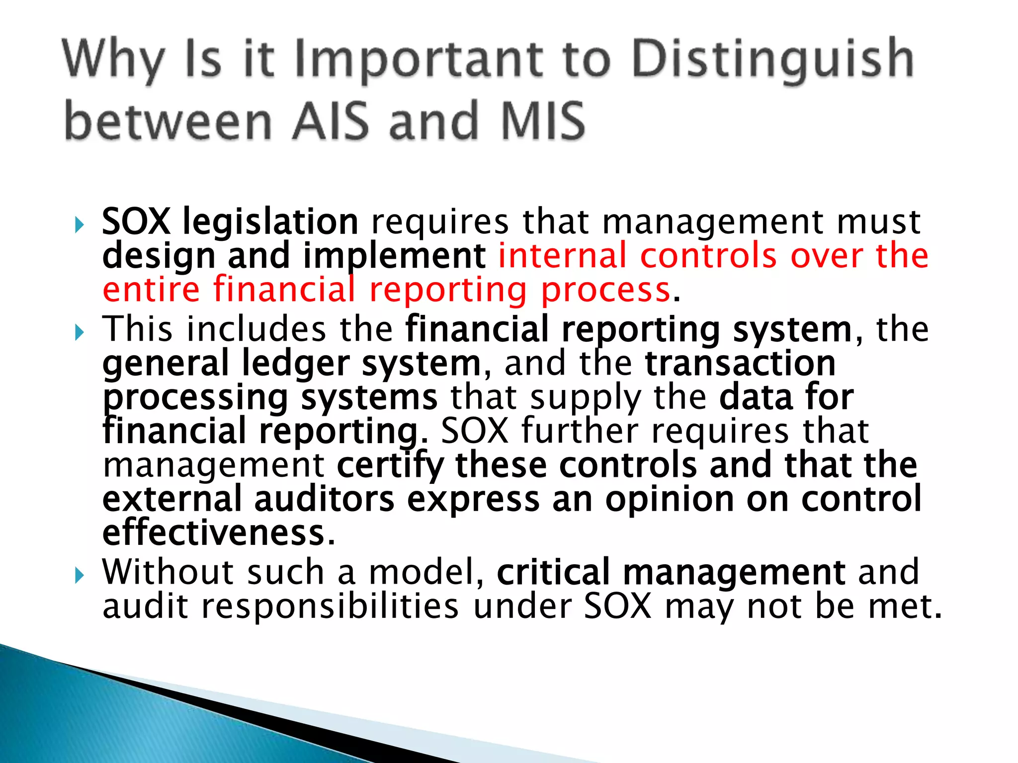 Lecture 4 the information system - ais framework | PPTX