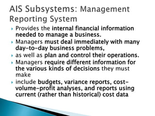 Lecture 4 the information system - ais framework | PPTX