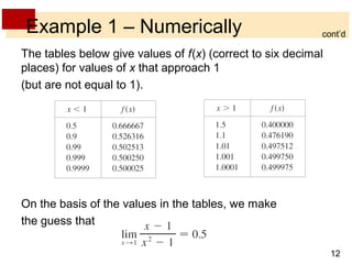 Lecture 4 the limit of a function | PPT