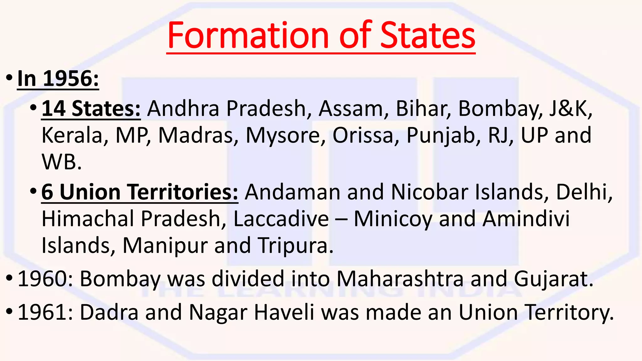 Lecture 4 union and its territory | PPTX