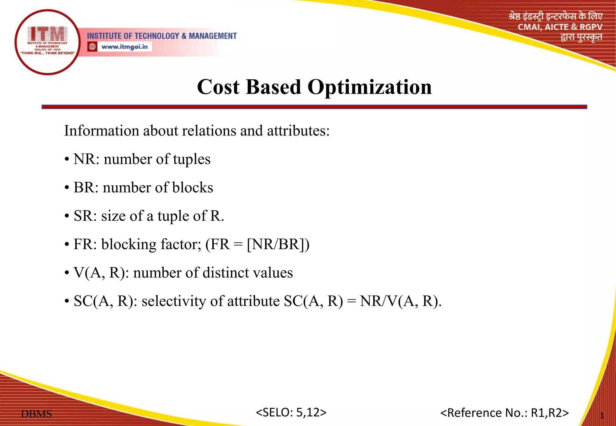 lecture 41 cost optimization.pptx