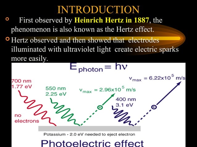Photoelectric effect presentation for physics | PPT