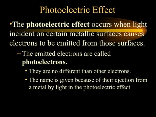 Photoelectric effect presentation for physics | PPT