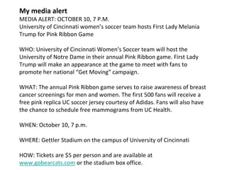 Sports PR, Lecture 4 | PPT