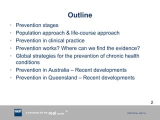 HLN004 Lecture 4 Prevention Works - Frameworks, strategies and ...