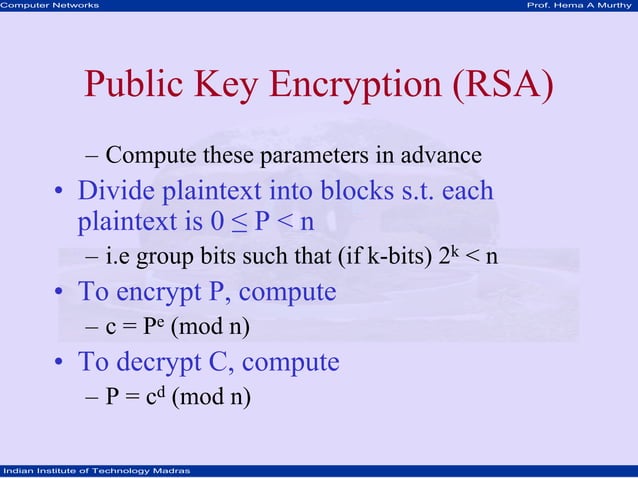 Lecture43 network security | PPT