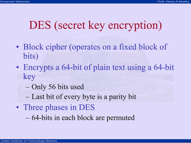 Lecture43 network security | PPT