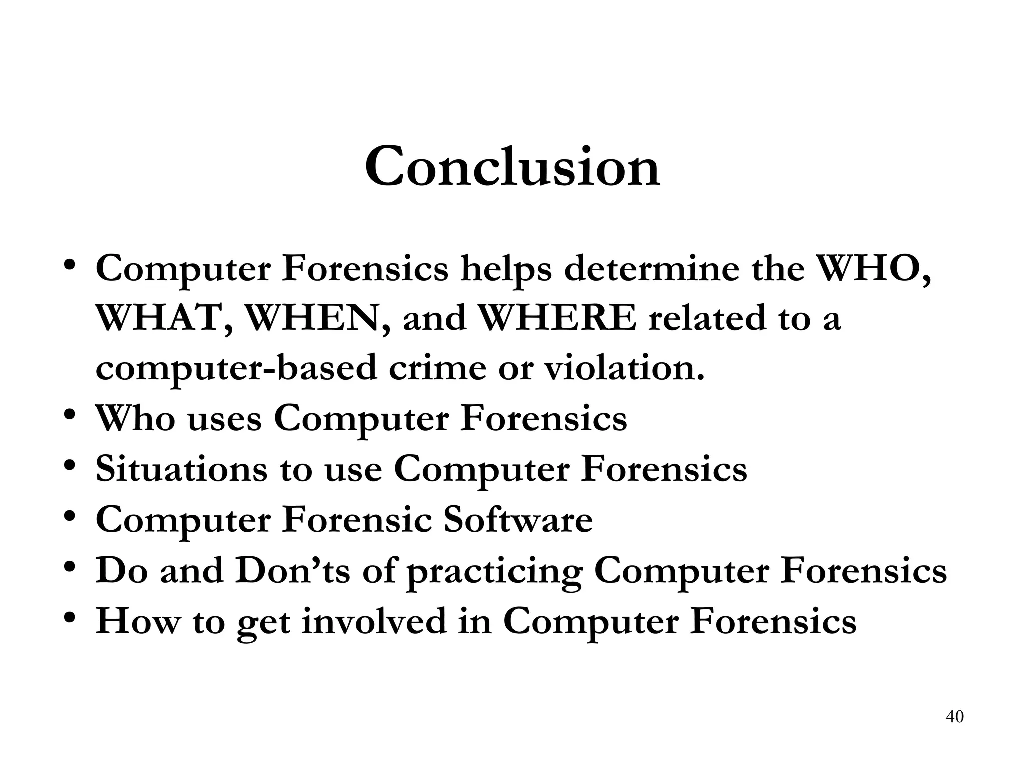 Lecture 4,5, 6 comp forensics 19 9-2018 basic security | PPT