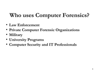 Lecture 4,5, 6 comp forensics 19 9-2018 basic security | PPT