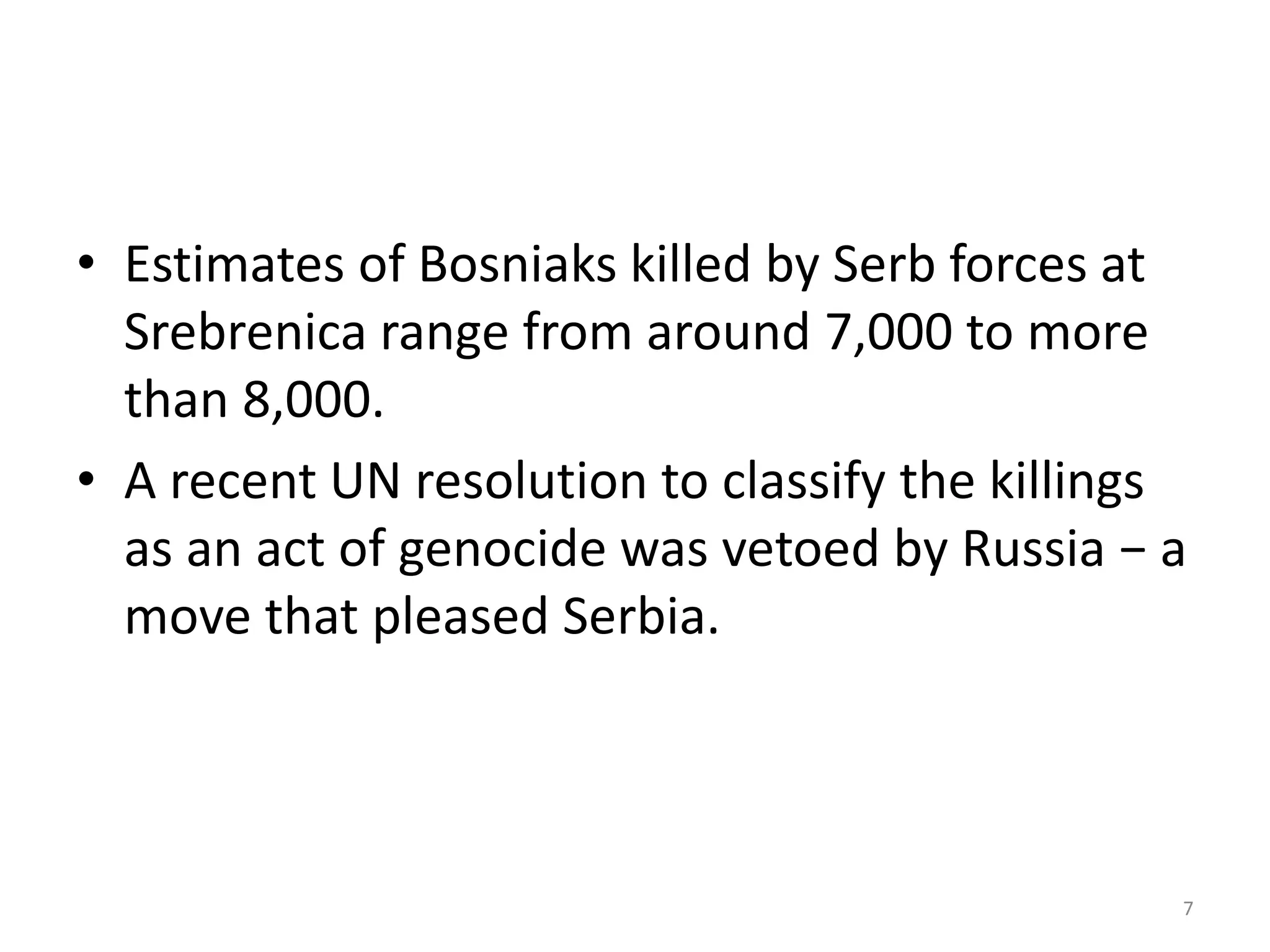 Lecture # 47 ir srebrenica killings in bosnia | PPTX