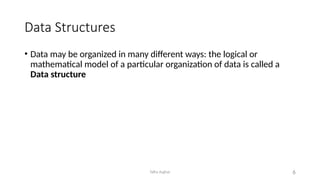 Data structure Lecture 4 Abstract Data Types | PPTX