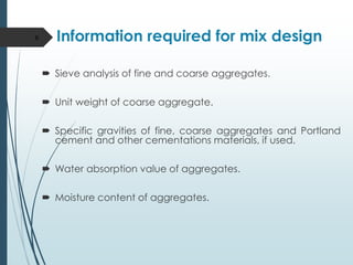 Lecture4 ACI MIX DESIGN and Steps in.pdf