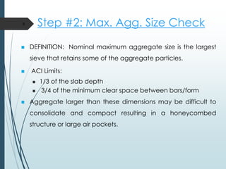 Lecture4 ACI MIX DESIGN and Steps in.pdf