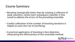 Adaboost Classifier for Machine Learning Course | PPTX