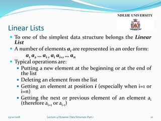 Lecture4a dynamic data_structure | PPTX