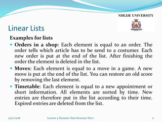 Lecture4a dynamic data_structure | PPTX