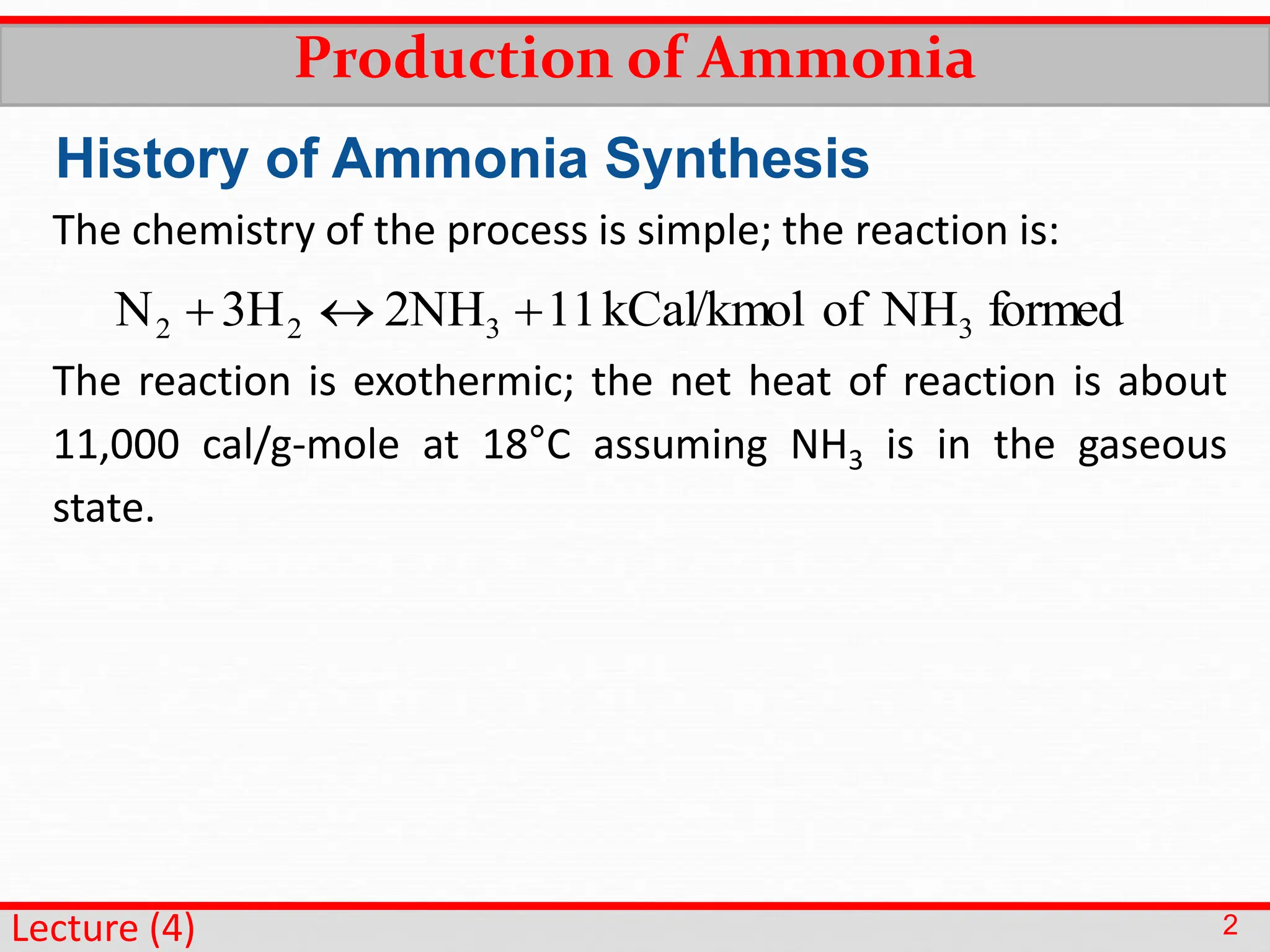 Lecture 4 Ammonia Production.ppt