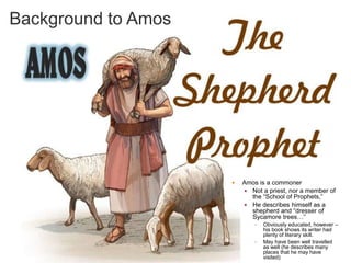 Lecture 4; Amos_ Call for Moral Obedience | PPTX
