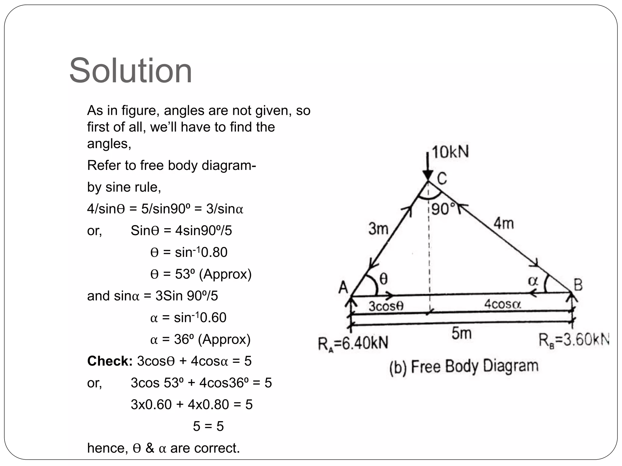 Structure Design-I ( Analysis of truss by method of joint.) | PPTX