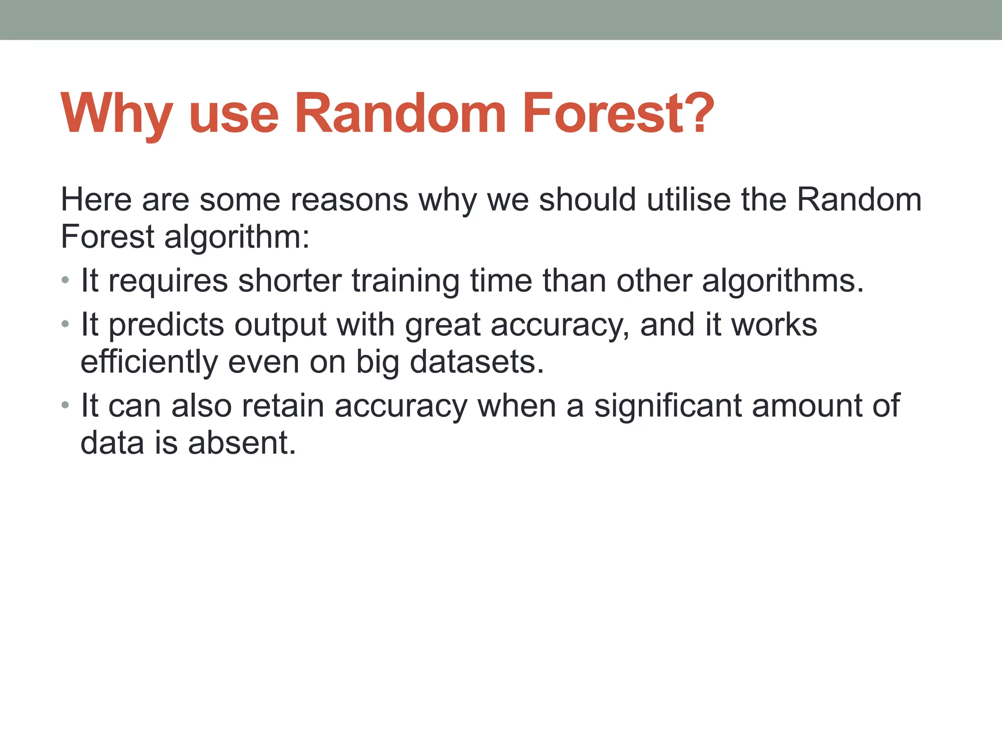 Lecture 4a Random Forest Classifier And Svmpptx