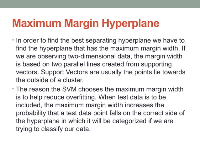Lecture 4a Random Forest Classifier And Svmpptx
