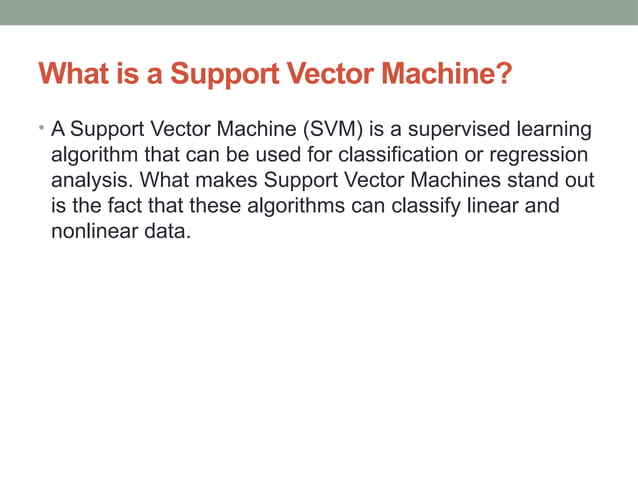 Lecture 4a Random Forest classifier and SVM.pptx